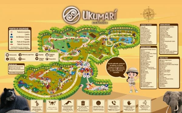 Parque Ukumarí, los animales en su habitat natural - Turismo Quindio